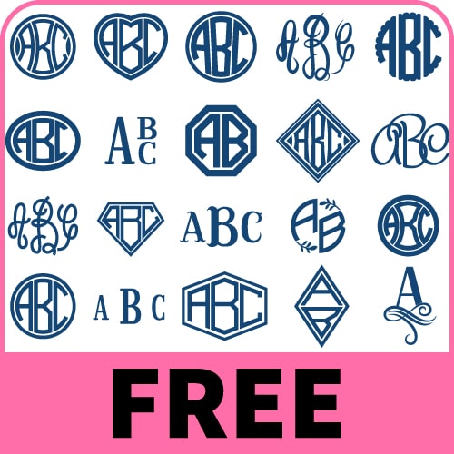 Monogram Maker | Free Online Monogram Generator SVG PDF PNG